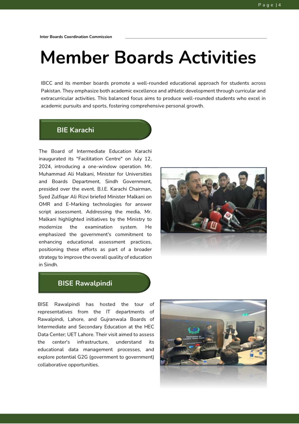 Monthly Newsletters – Inter Boards Coordination Commission (IBCC)